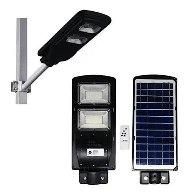 Luminaria LED Solar Integrada 300W – Tejie Led